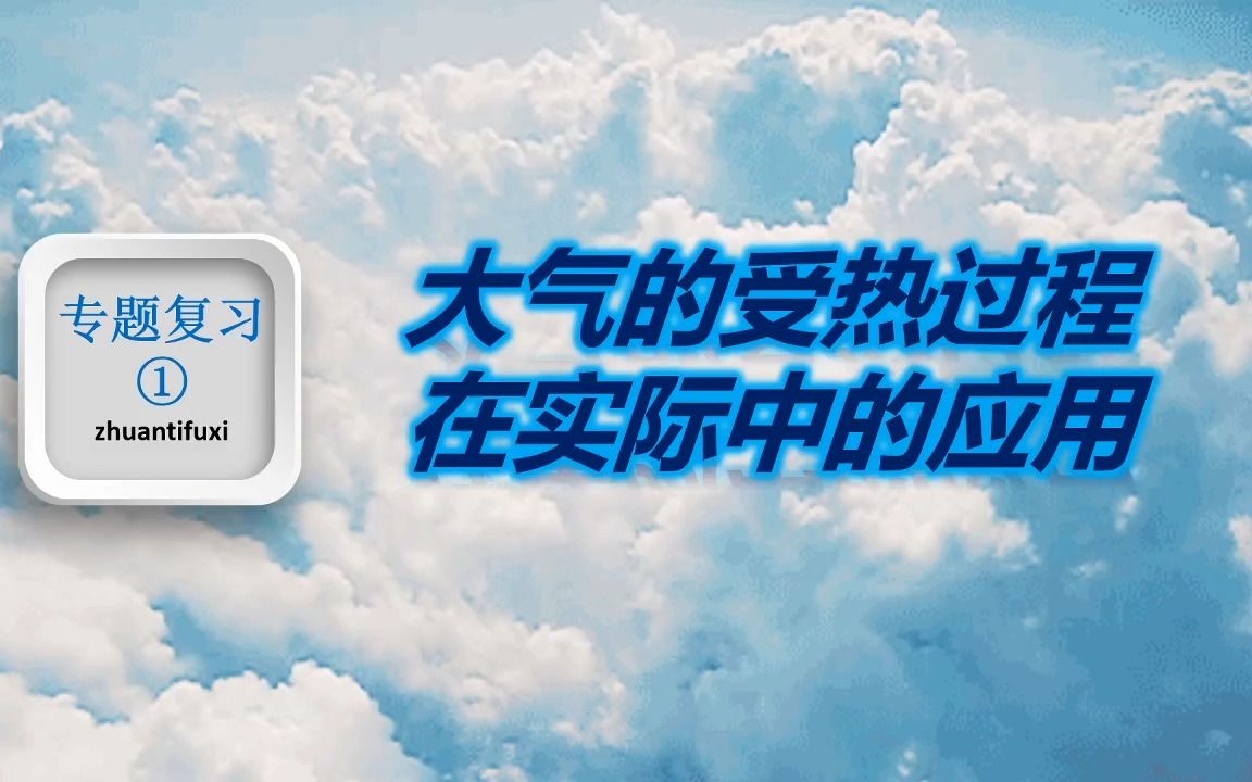 地理专题:大气的受热过程