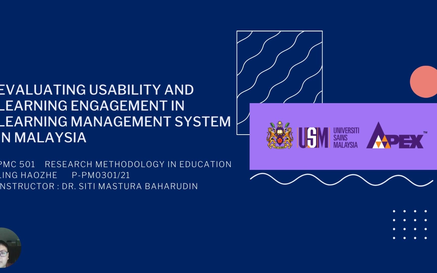 PMC501- Learning Management System & Usability Measurement