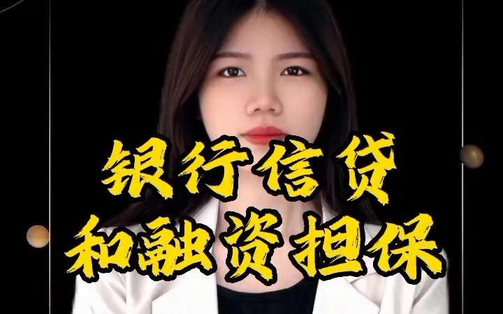 了解银行信贷和融资担保