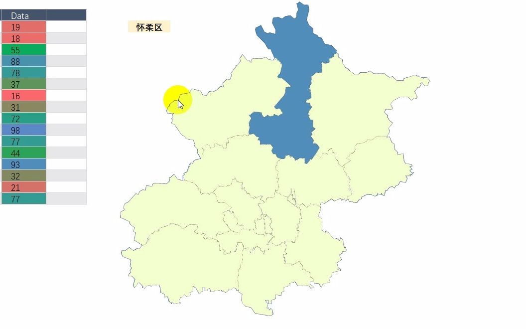 地图显示信息