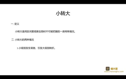 币圈缠论实战教程之小转大16