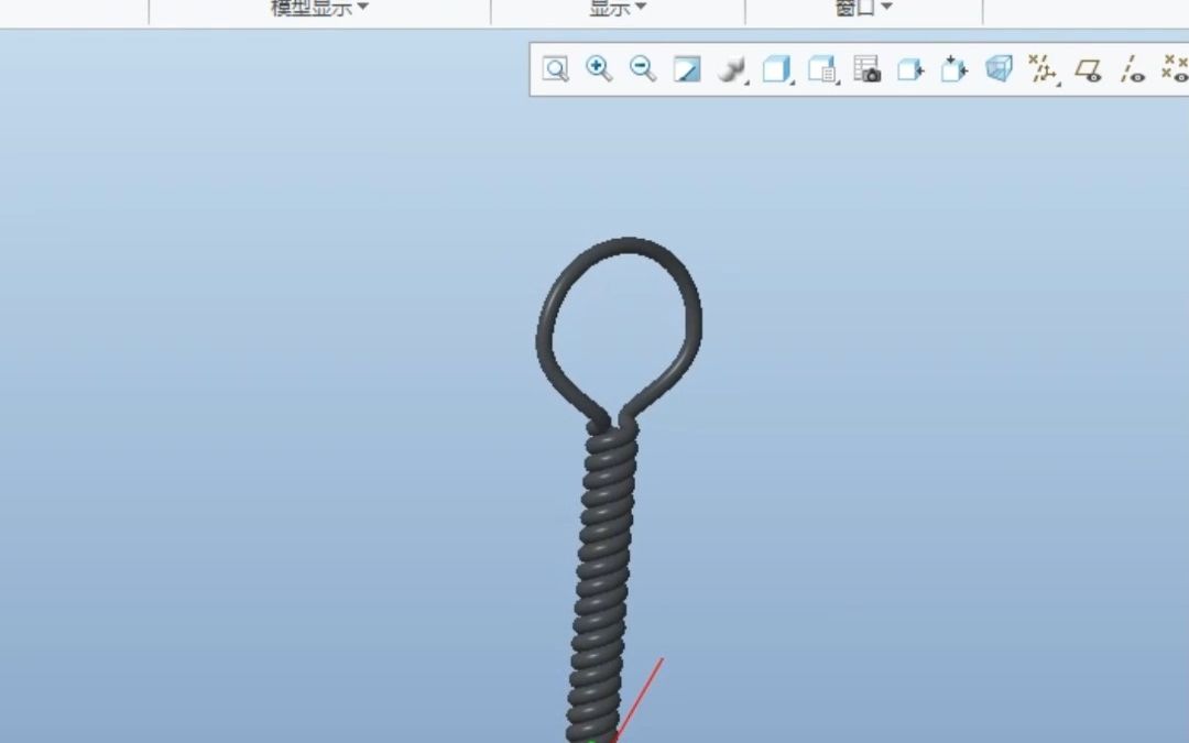 creo螺旋状效果思路