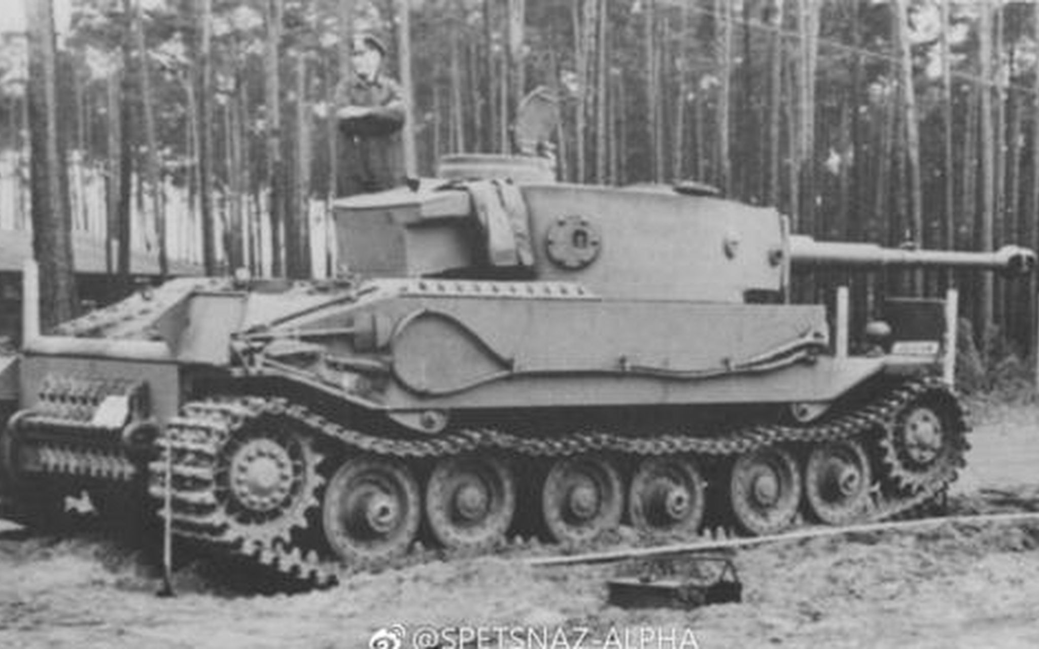 【模型素组】威龙6869 虎式(P)重型坦克