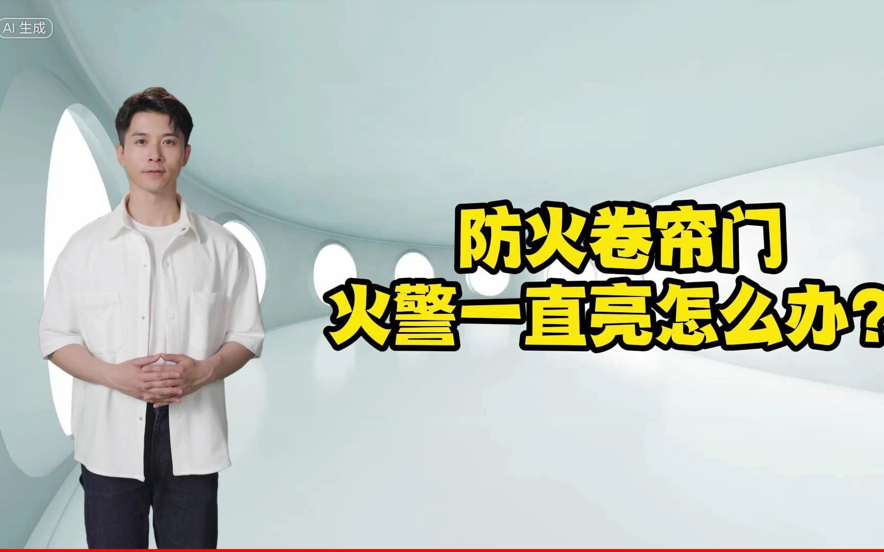 防火卷帘门火警一直亮怎么办?