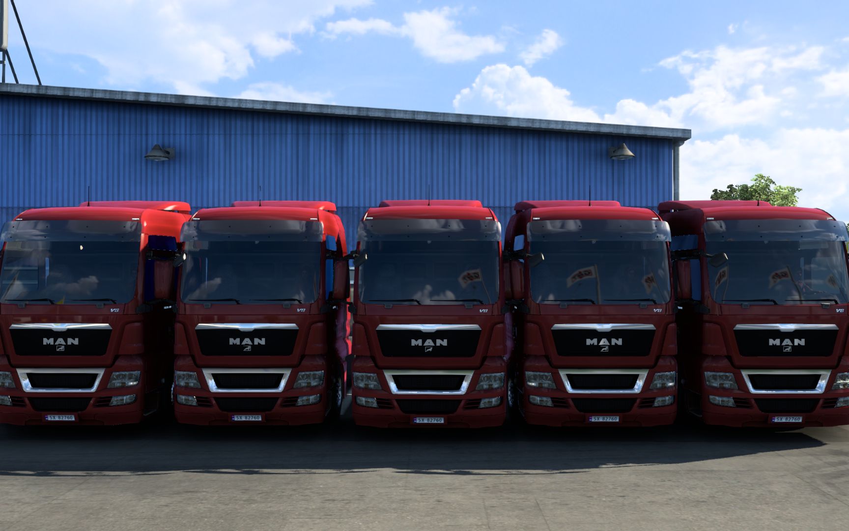 【欧洲卡车模拟2】9.8 ST车队日常活动 直播录像