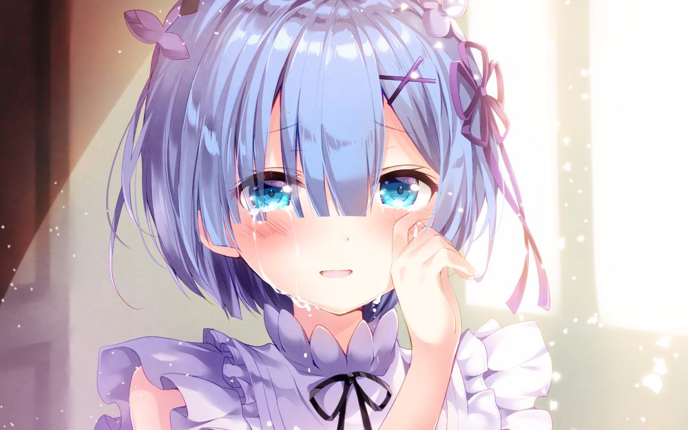 流泪的少女—二次元唯美图片欣赏