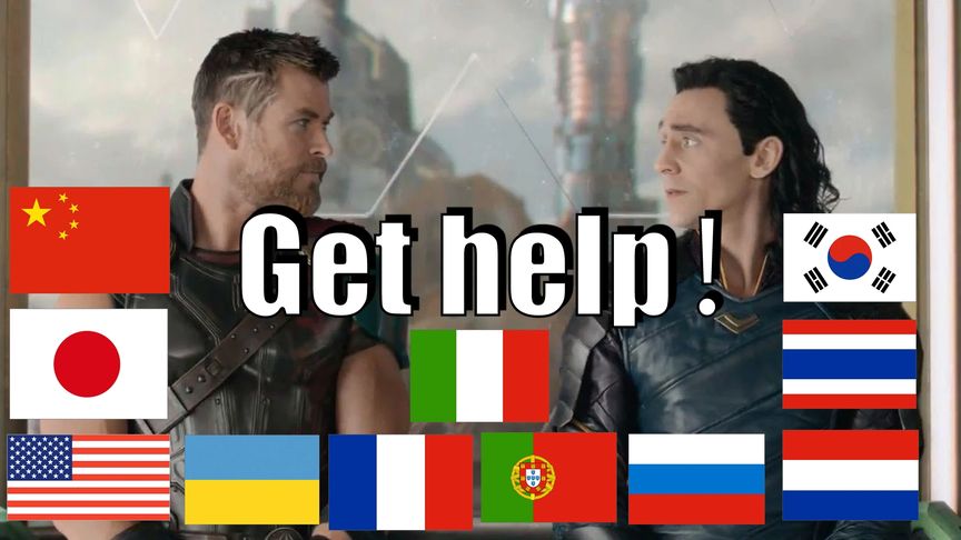 阿斯加德逗比多?别怕,锤哥带你15国语言喊出那句 Get Help !