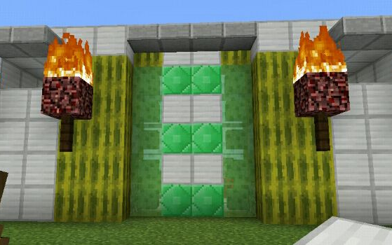 Minecraft红石4*5大门