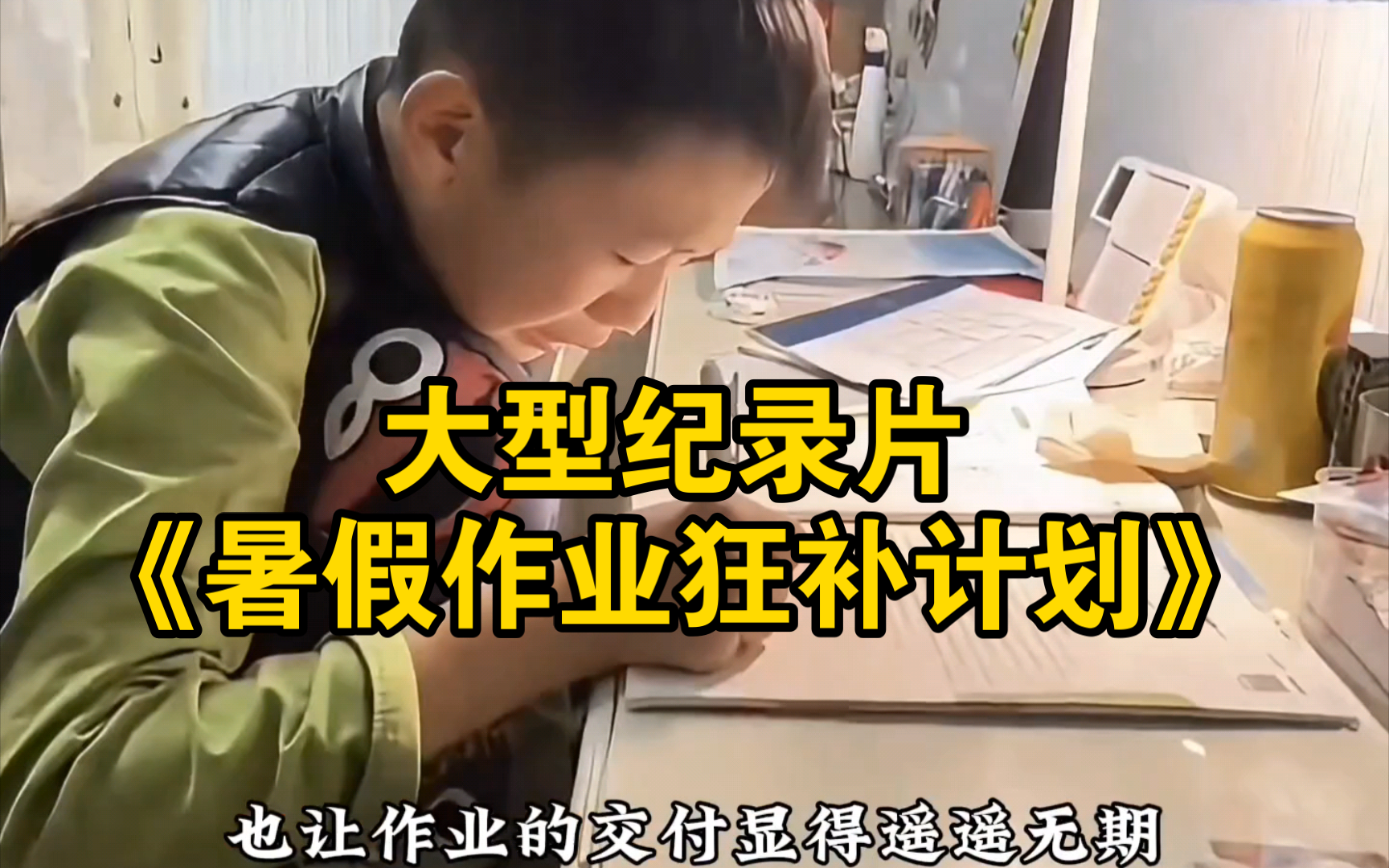 大型纪录片《暑假作业狂补计划》为您播出!