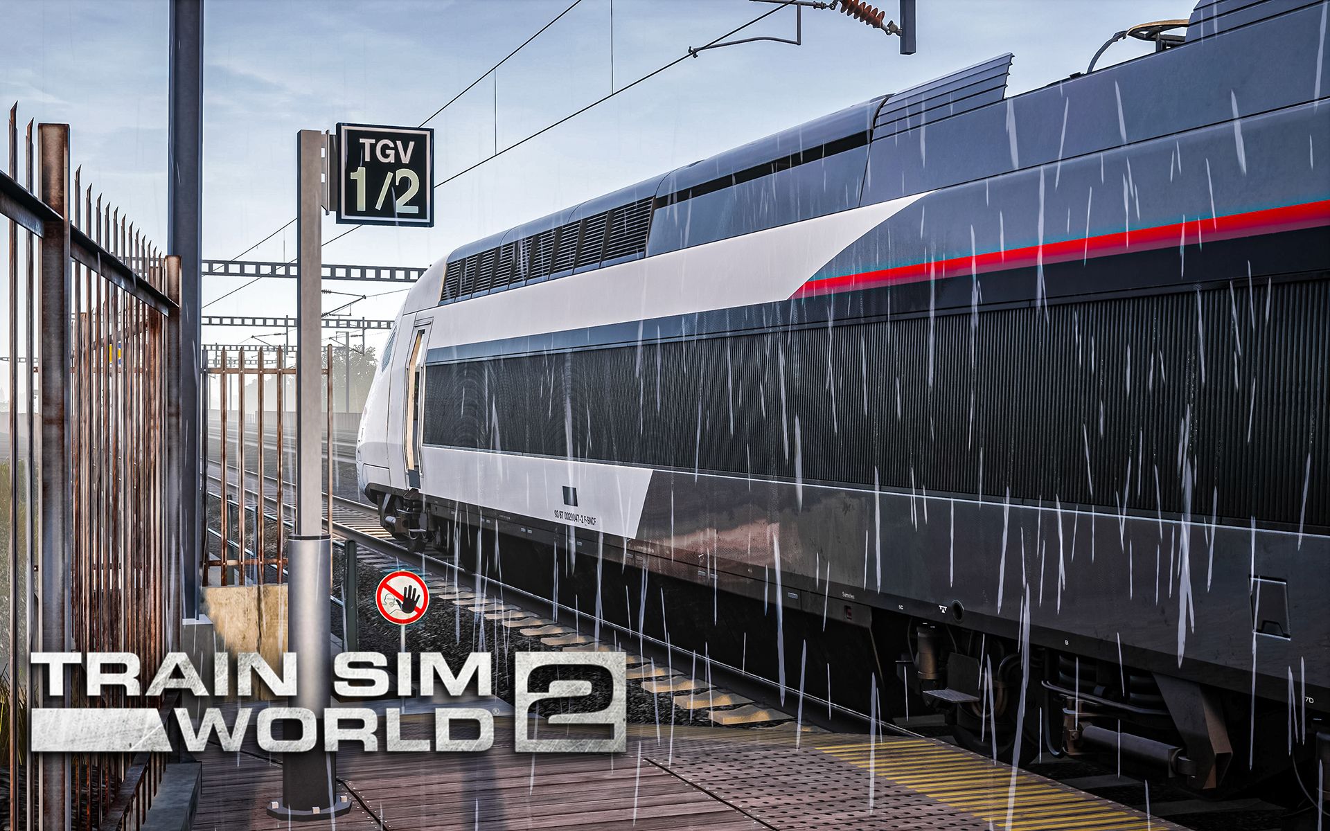 ...#1.5:似曾相识的场面 雨天驾驶TGV至阿维尼翁 | 模拟火车世界 2 | 4K60