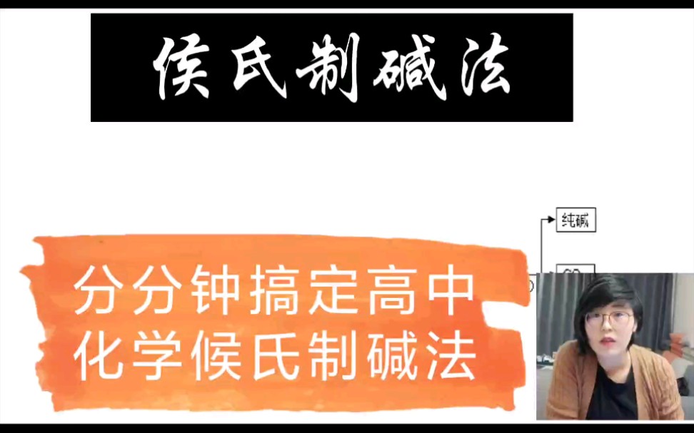高中化学侯氏制碱法