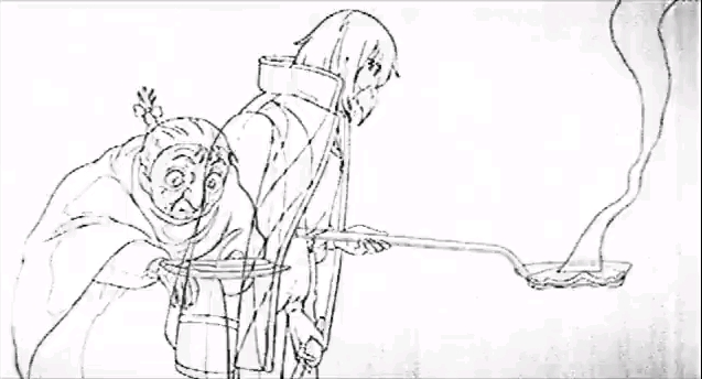 原来《哈尔的移动城堡》幕后手绘动画是这么画的!