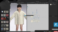08-女童棉服-羽绒服-落肩款式-clo-1.3D CLO,3D试衣与设计-智版在线