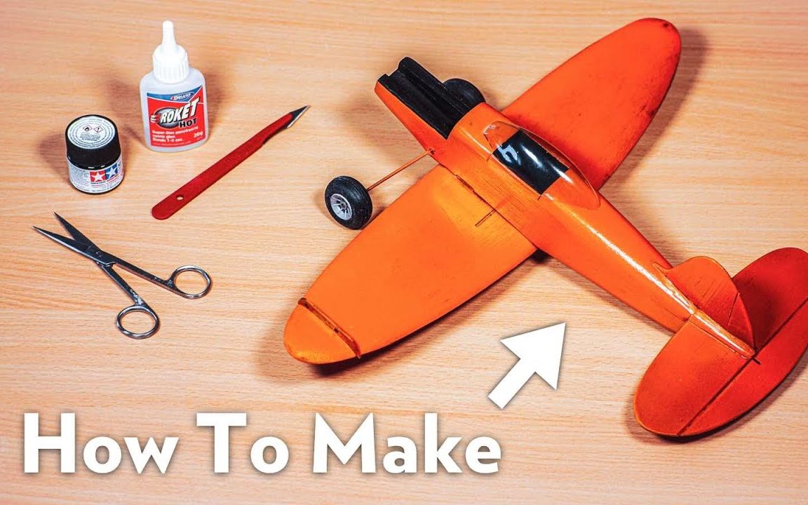 【线操轻木航模】Part1线操作航模机身建造,YouTube转载Vintage...