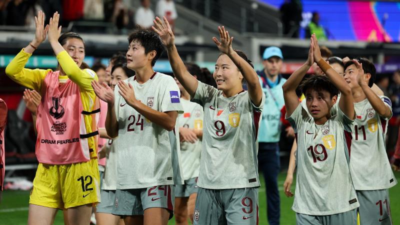 [女足]中国女足三连胜 小组第一出线