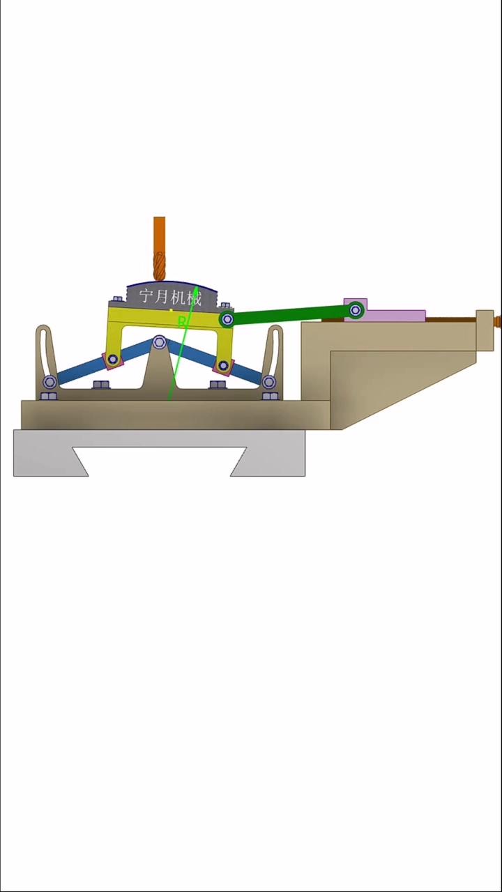 ...这样加工圆弧面。更气人的是可以调节圆弧大小#机械原理 #机械设计...
