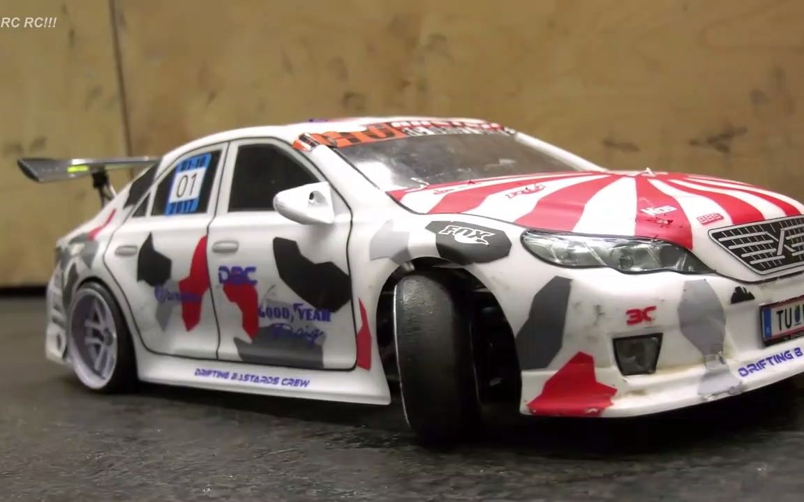 【rc遥控车】RC漂移车动作!RC模型漂移车,RC警车,RC模型展览...