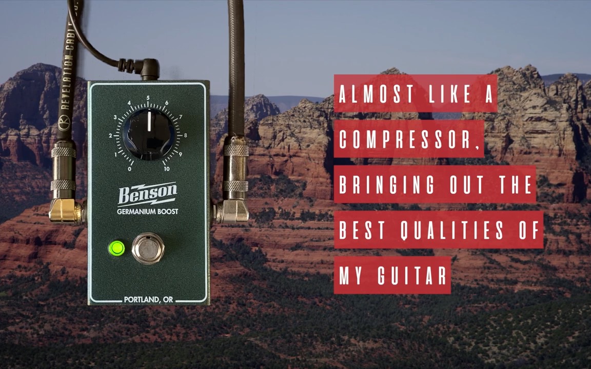 ...乐器代理】Benson Amps Germanium Boost 锗管 激励器 吉他效果器