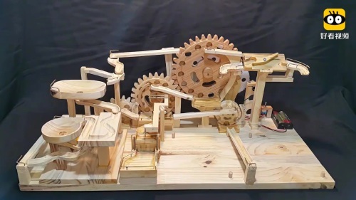 创意的机械结构,循环往复有趣极了