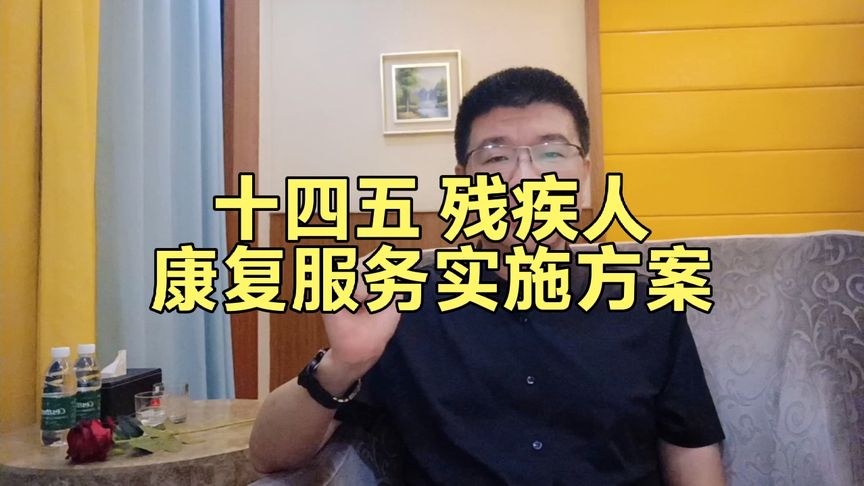 《十四五残疾人康复服务实施方案》