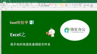 高手如何快速批量提取文件名