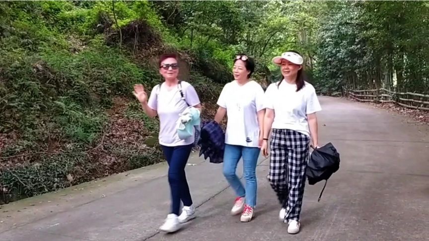 九华天池的沿途风景