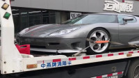 据说中国大陆仅此这一辆,最老款科尼赛格CCR,一般很难在路上看到!