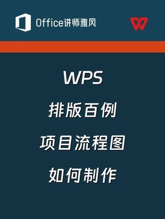 WPS如何制作项目流程图 #流程图 #流程图绘制 #流程图教学 #项目...