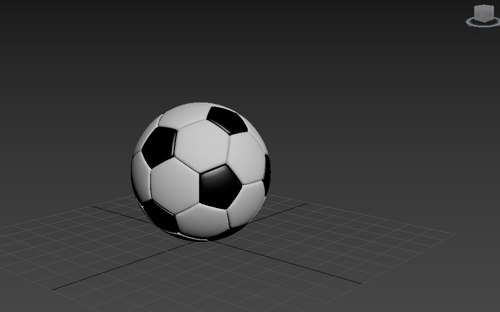 3DSMAX一分钟快速建模足球