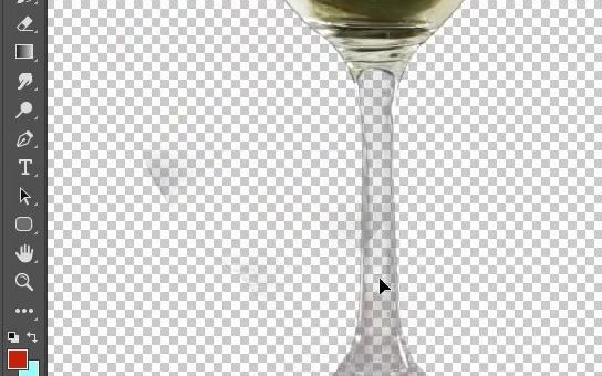 ps 抠出出透明玻璃杯 设计 p图 ps教程