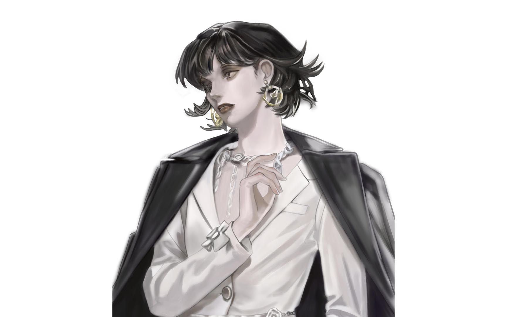 厚涂漫画过程绘画练习PS绘画板绘