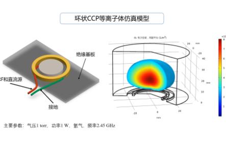 环状CCP电容耦合等离子体-COMSOL仿真模型