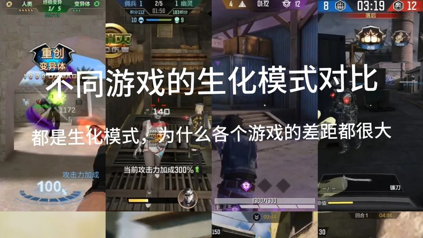 不同游戏的生化模式对比,都是生化模式,为什么各个游戏差距很大