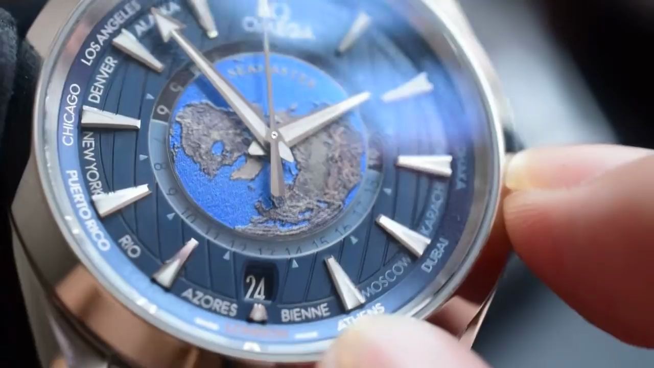 【二表哥说表】vs厂欧米茄海马43MM Aqua Terra 世界时腕表复刻鉴赏