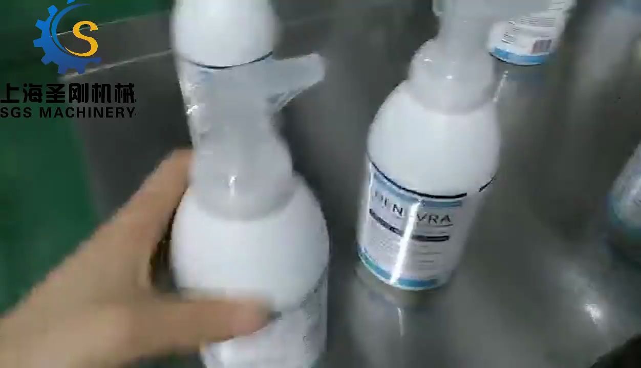 ...贴标生产线 免洗洗手液灌装旋盖设备厂家 免洗消毒液机器灌装设备