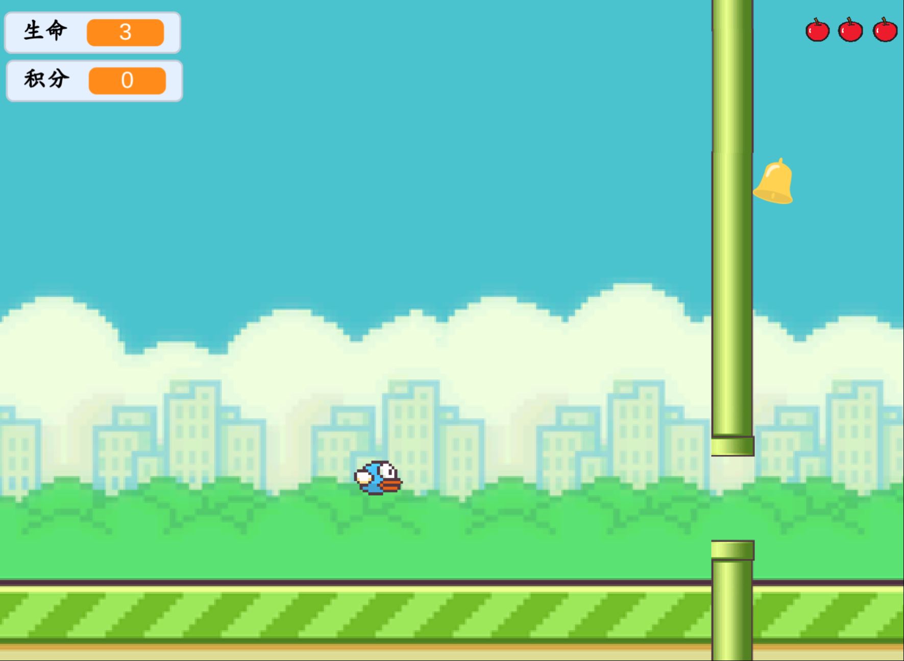 飞翔的小鸟scratch实现