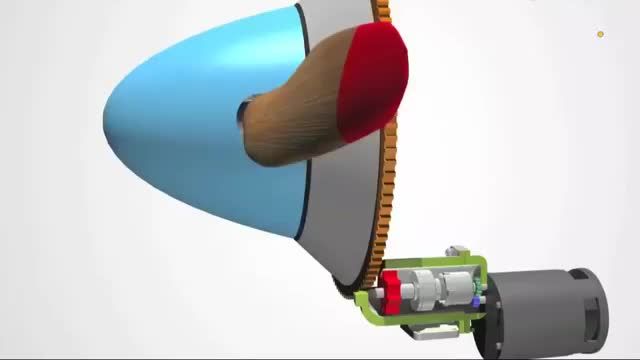 3D动画演示飞机螺旋桨运转原理 一看就懂的机械原理