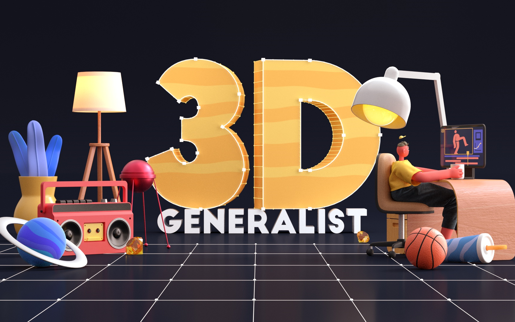 motiondesign.school 3D Generalist 3D角色动画全流程教程中文字幕教程