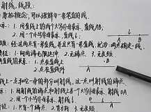 七年级上册数学《几何图形初步》直线,射线,线段 学习视频1 初一上册...