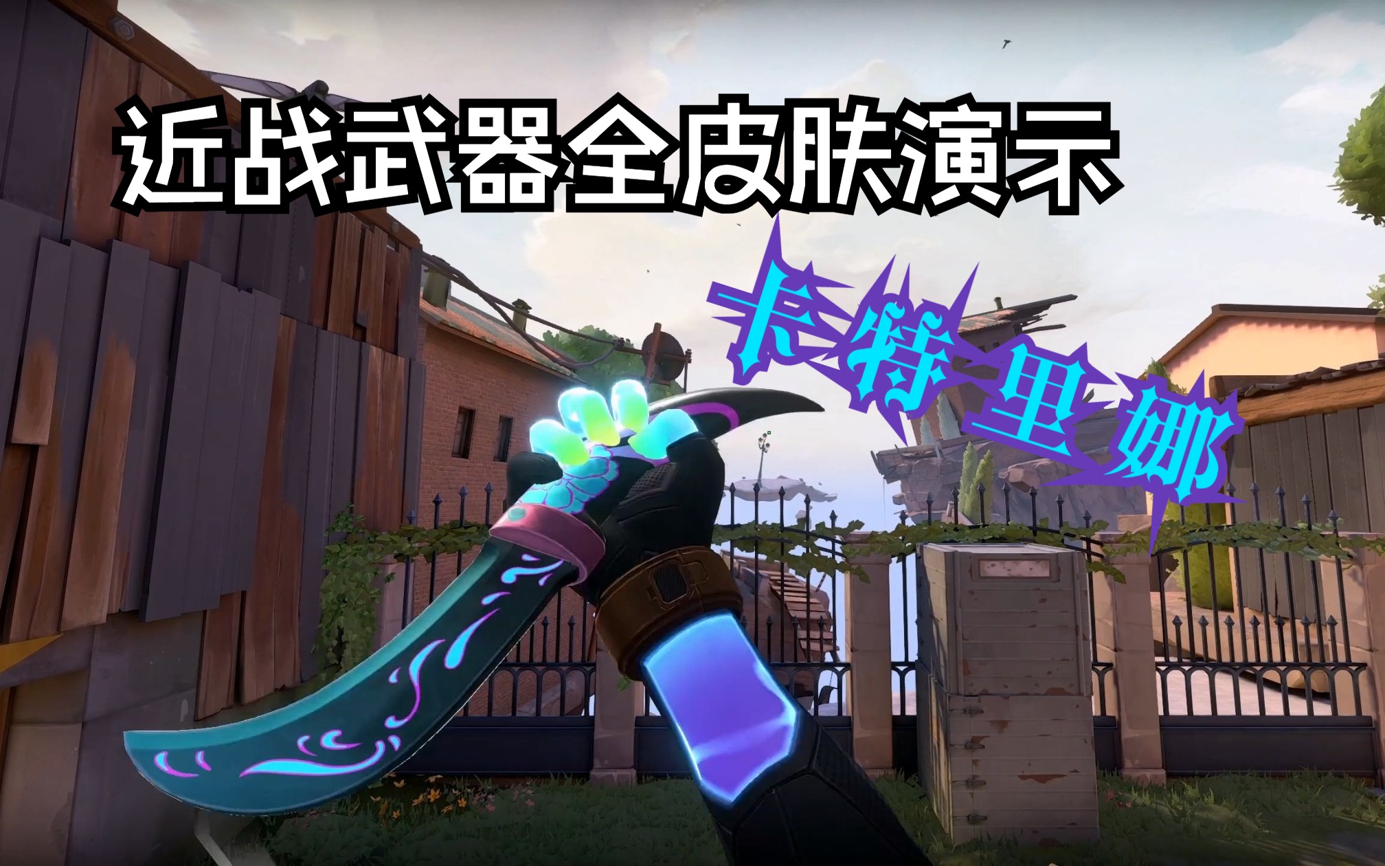 【无畏契约皮肤】卡特里娜·合集|近战全皮肤幻彩实机演示|卡塔琳娜|...