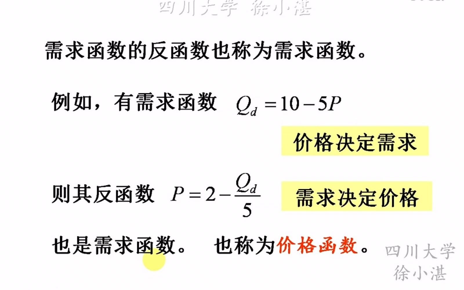 第二章20 经济学中常见的函数-四川大学-徐小湛-高等数学同济第七版...