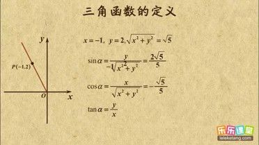 三角函数的定义_乐乐课堂