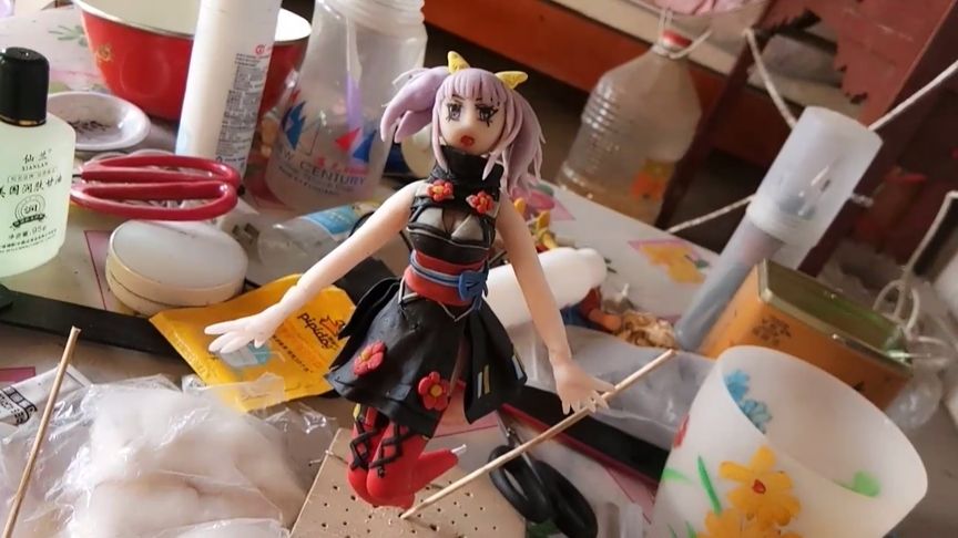 快来看看我的动漫小女孩的制作过程