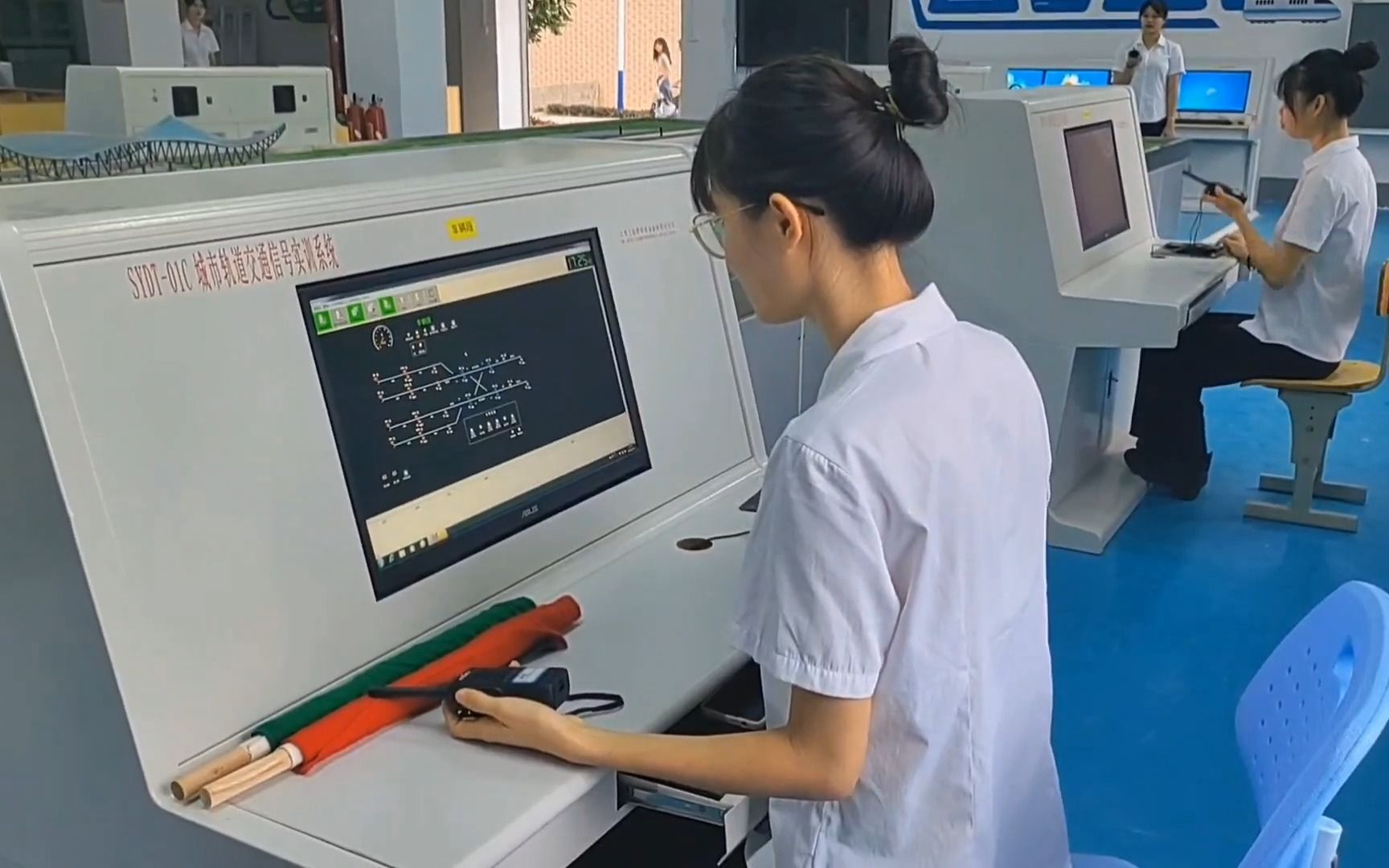 单线自动闭塞接发车模拟实训