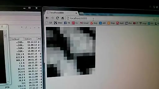 光电鼠标传感器图像输出