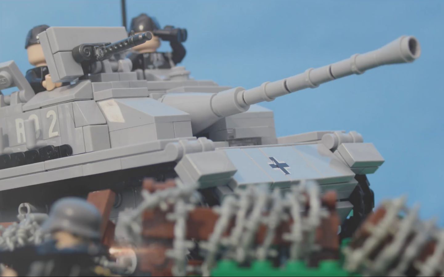 【定格动画】「乐高二战」用乐高再现纳粹德国“空陆协同”闪击苏联...