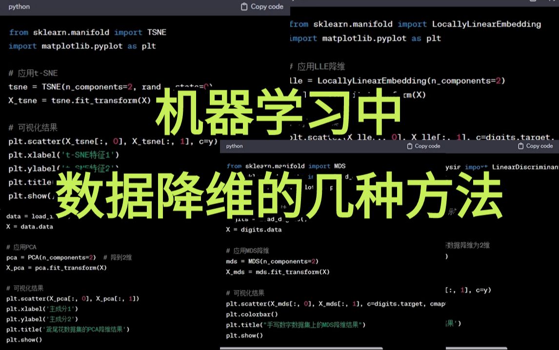 太实用了!机器学习领域中几种常见的数据降维方法,这些你都知道吗?!