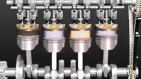 开了这么久的车,这个三维动画让你明白发动机是怎样工作的