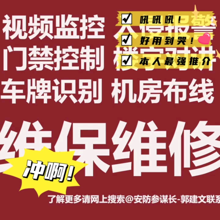 安防维保维修