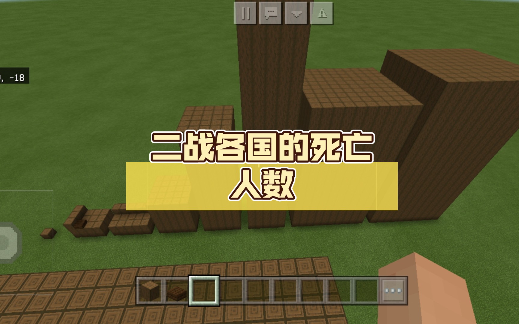 二战各国的死亡人数,前七名,我的世界版本